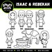 Isaac and Rebekah Clip Art- Bible Based - Bible Characters - VBS ...