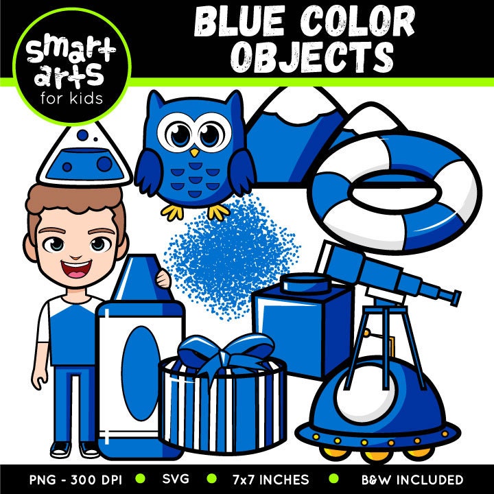 Color by Objects Clipart Bundle Clip Art School Clipart - Etsy