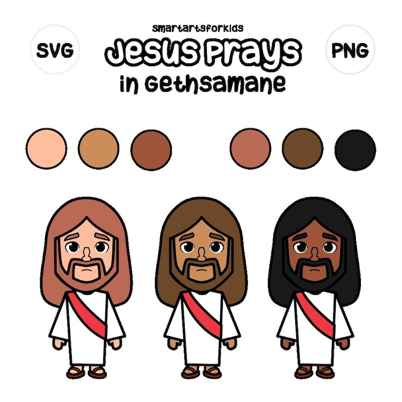 Jesus Prays in Gethsemane Clip Art - Bible Based - Gethsemane - Prays ...