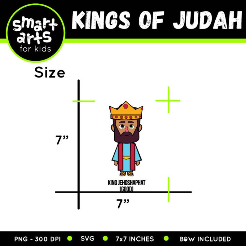 Kings of Judah Clip Art Jacob Sons Bible Based Bible - Etsy