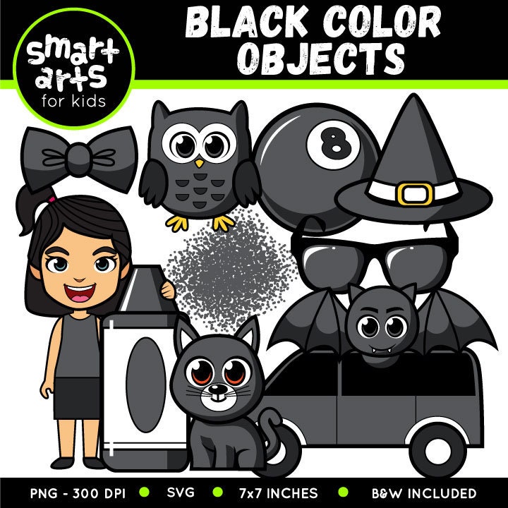 Color by Objects Clipart Bundle Clip Art School Clipart - Etsy