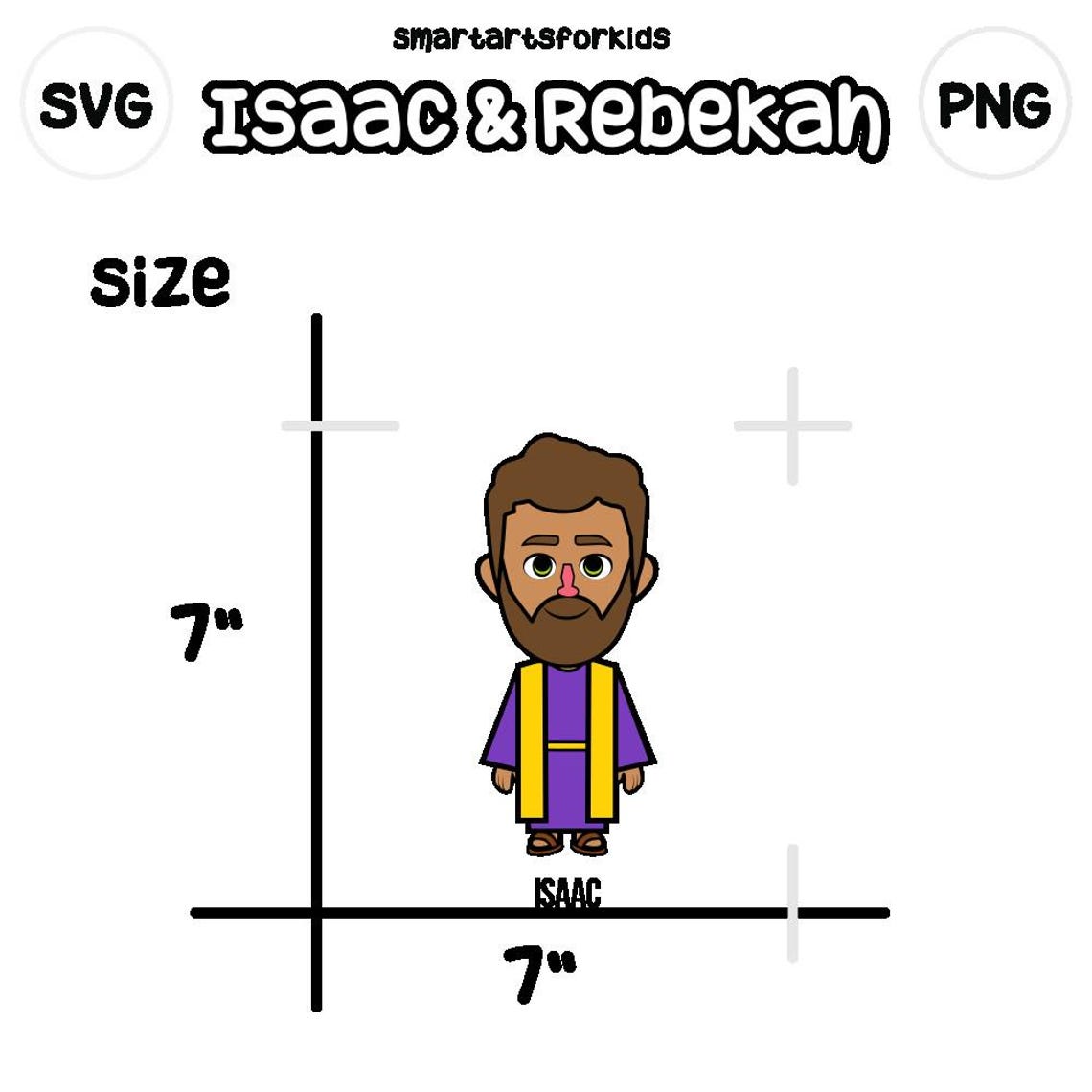 Isaac and Rebekah Clip Art- Bible Based - Bible Characters - VBS ...