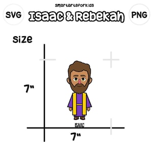 Isaac and Rebekah Clip Art- Bible Based - Bible Characters - VBS ...