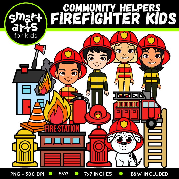 Community Helpers Bundle 1 Clipart - Art for Kids - Instant Download ...