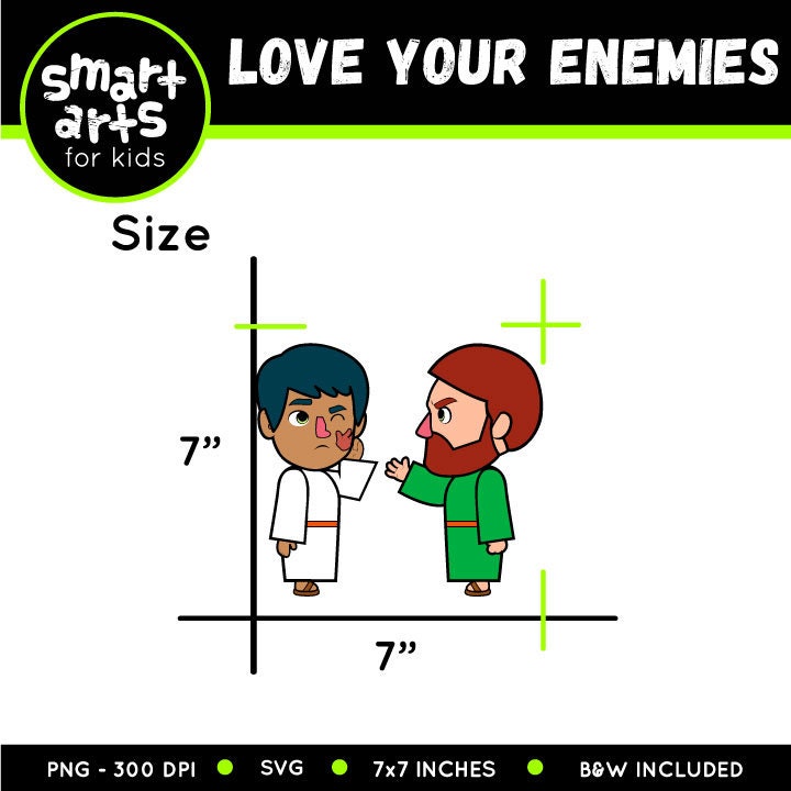 Love Your Enemies Clipart Bible Based Bible Characters - Etsy Australia