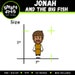 Jonah and the Big Fish Clip Art- Bible Based - Bible Characters - Jonah ...