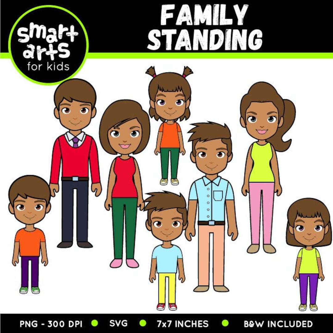 Printable Family Members Clipart