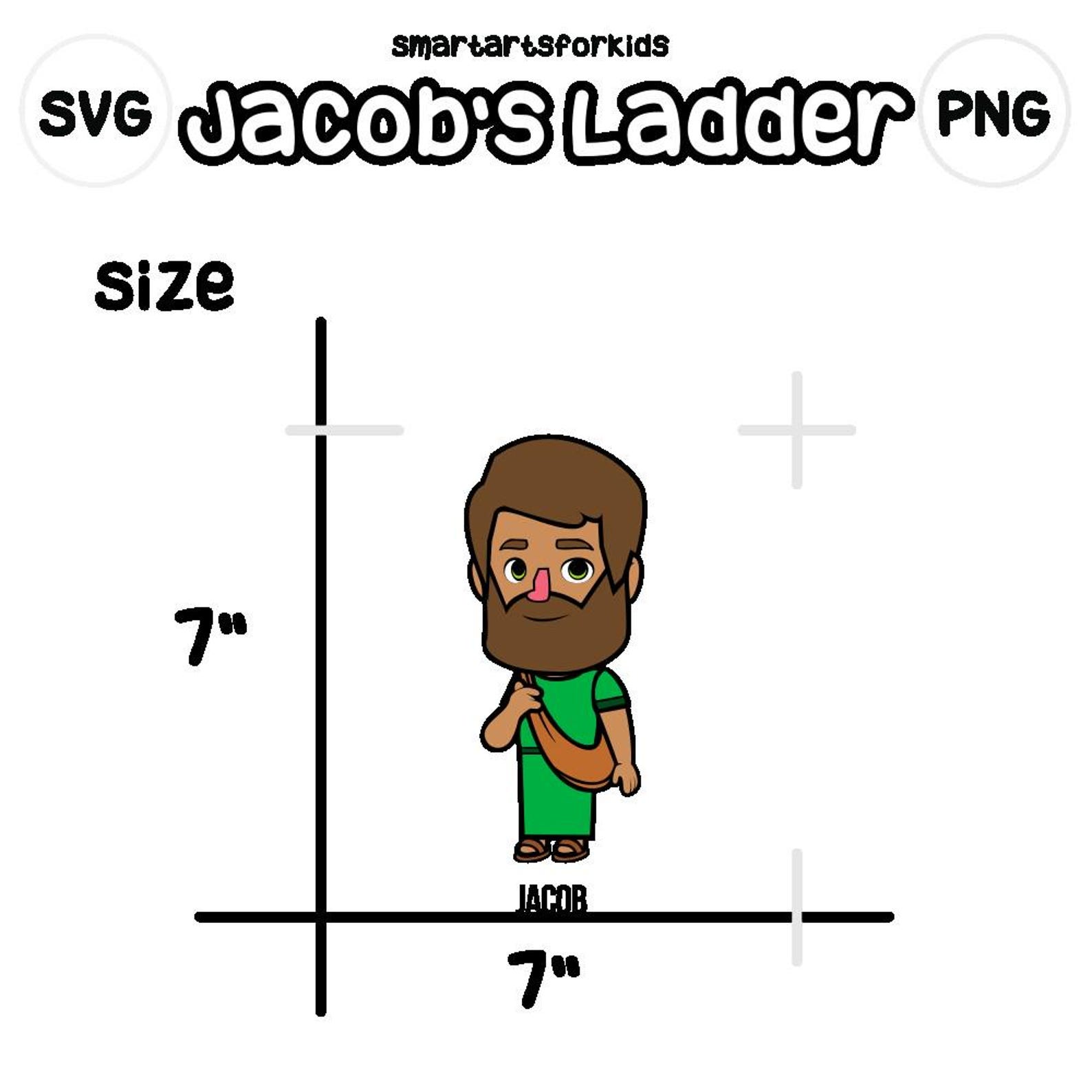 Jacob's Ladder Clip Art- Bible Based - Bible Characters - VBS - Instant ...
