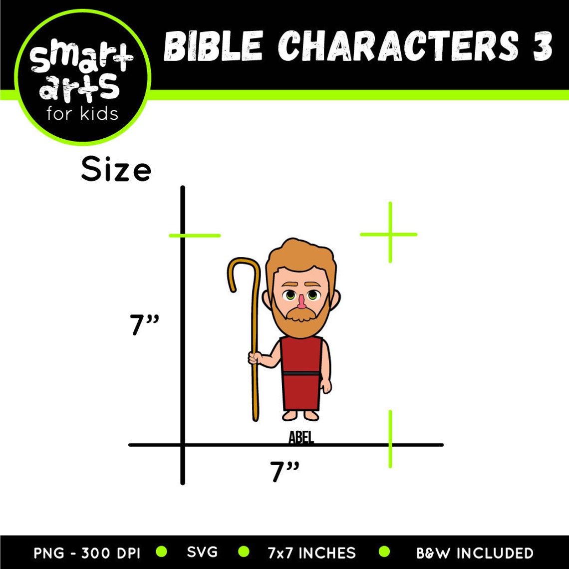 Bible Characters Clip Art 3 Bible Based Bible Characters - Etsy