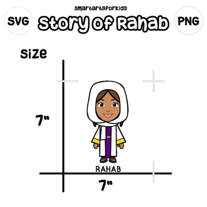 The Story of Rahab Clip Art- Bible Based - Bible Characters - VBS ...
