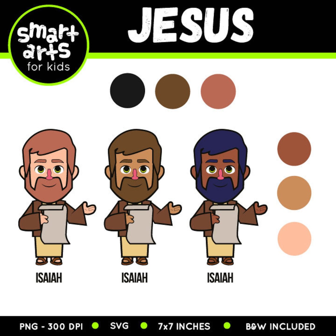 Major and Minor Prophets Clipart - Bible Based - Bible Characters - SVG ...