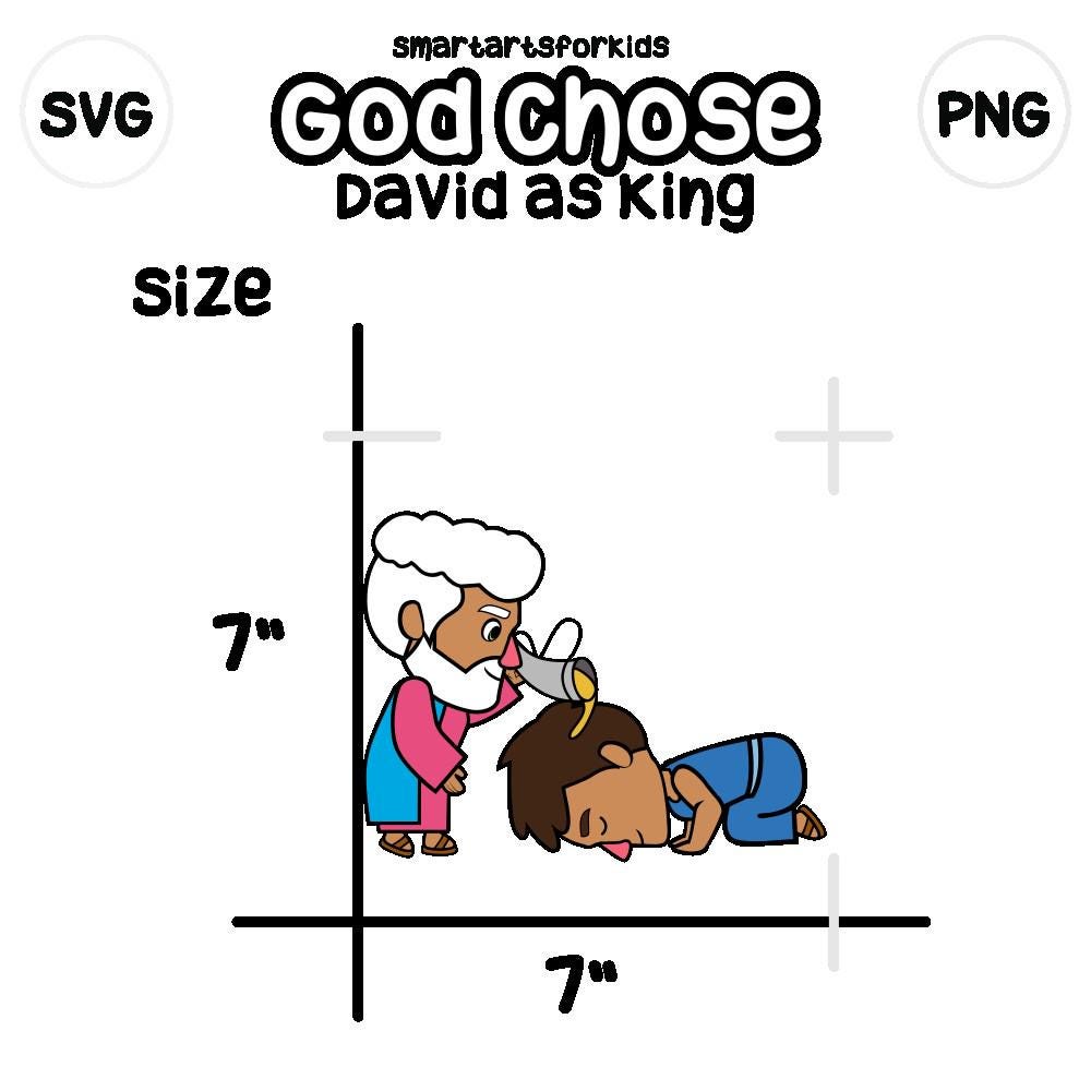 God Chose David as King Clipart - Bible Based - Bible Characters - VBS ...