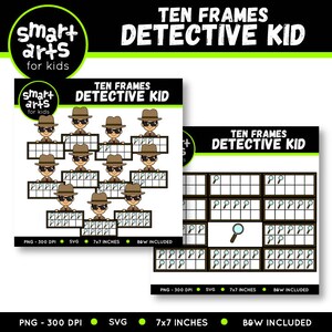 Detective Kids Clipart Bundle - Art for Kids, Detective Clip Art ...