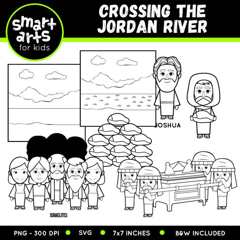 Crossing the Jordan River Bible Based Bible Characters - Etsy