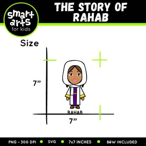 The Story of Rahab Clip Art- Bible Based - Bible Characters - VBS ...