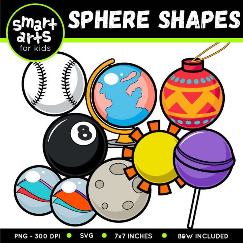 3D Shapes Bundle Clip Art Educational Clips Shapes Clip - Etsy