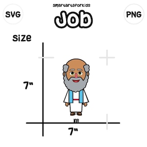 Job Clip Art - Bible Based - Bible Characters - SVG Cricut - Png ...
