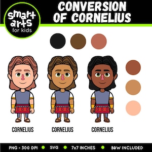 Conversion of Cornelius Clipart - Bible Based - Bible Characters - SVG ...