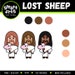 The Lost Sheep Clip Art - Bible Based - Bible Characters - SVG Cricut ...