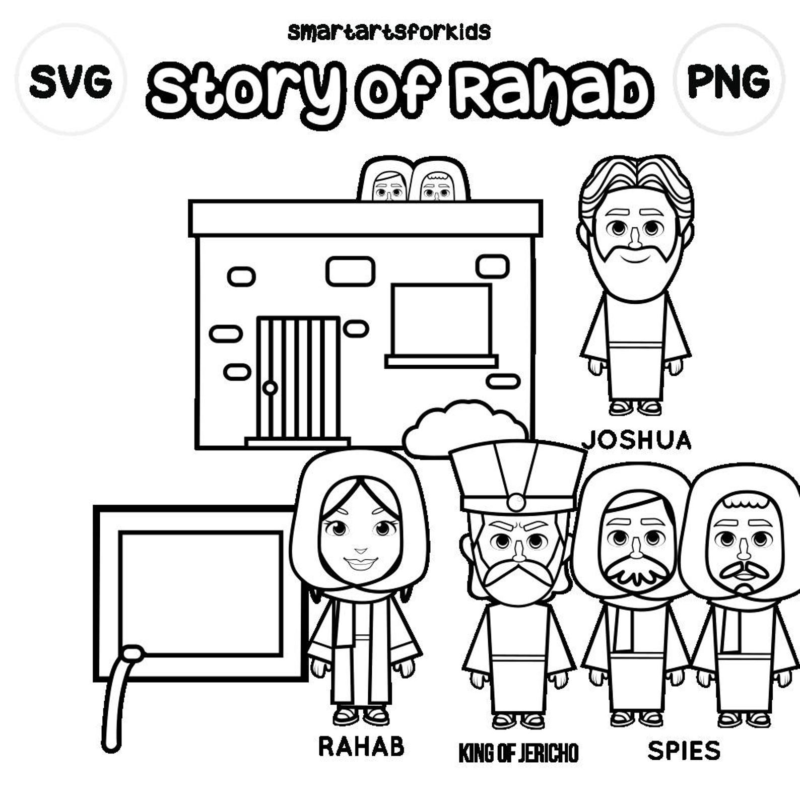 The Story of Rahab Clip Art- Bible Based - Bible Characters - VBS ...