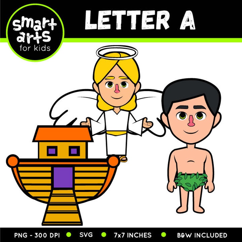 Bible Mini Alphabet Clip Arts COLOSSAL Bundle VBS Bible - Etsy