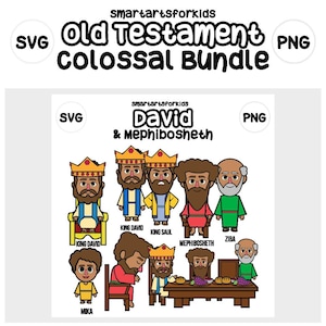 Old Testament Bible Stories Clip Art Bundle - Story for Kids - Bible ...