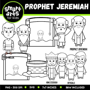Prophet Jeremiah Clip Art- Bible Based - Bible Characters - VBS ...