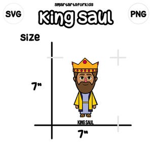 King Saul Clip Art- Bible Based - Bible Characters - VBS - Instant ...