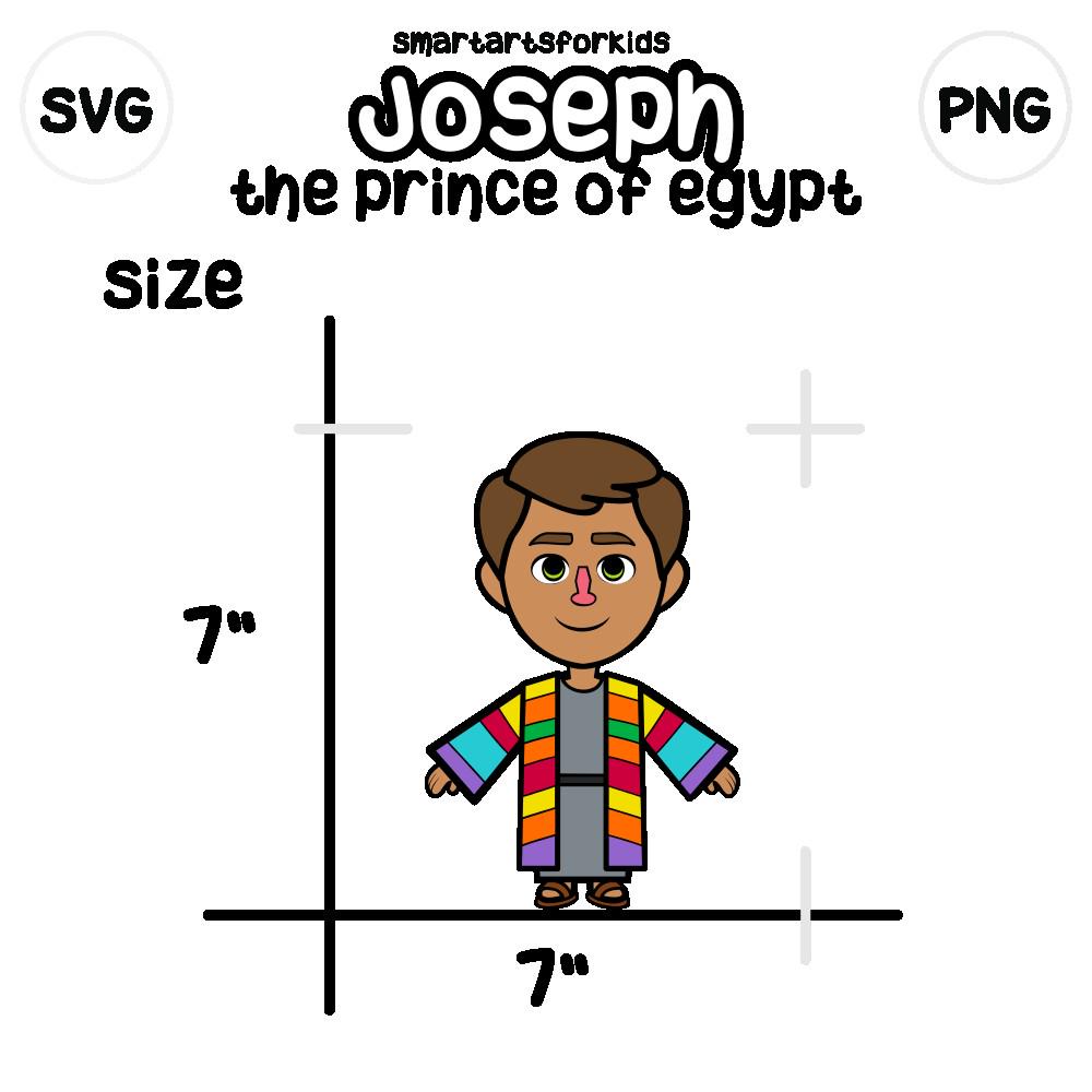 Joseph the Prince of Egypt Clip Art for Sunday School | SVG Cricut File ...