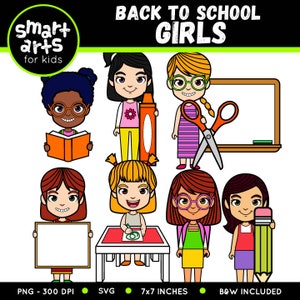 Back to School Bundle Clip Art School Clipart Back to - Etsy
