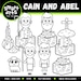 Cain and Abel Clip Art Bible Based Bible Characters VBS Instant ...