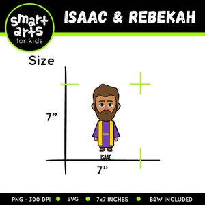 Isaac and Rebekah Clip Art- Bible Based - Bible Characters - VBS ...