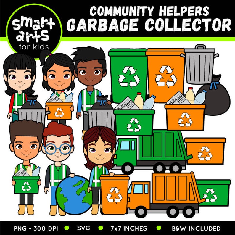 Community Helpers Bundle 2 Clipart Art for Kids Helpers | Etsy