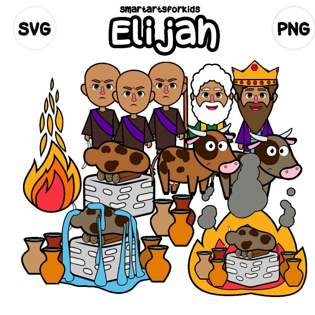 Elijah Clip Art - Bible Based - Bible Characters - Bible Story - VBS ...