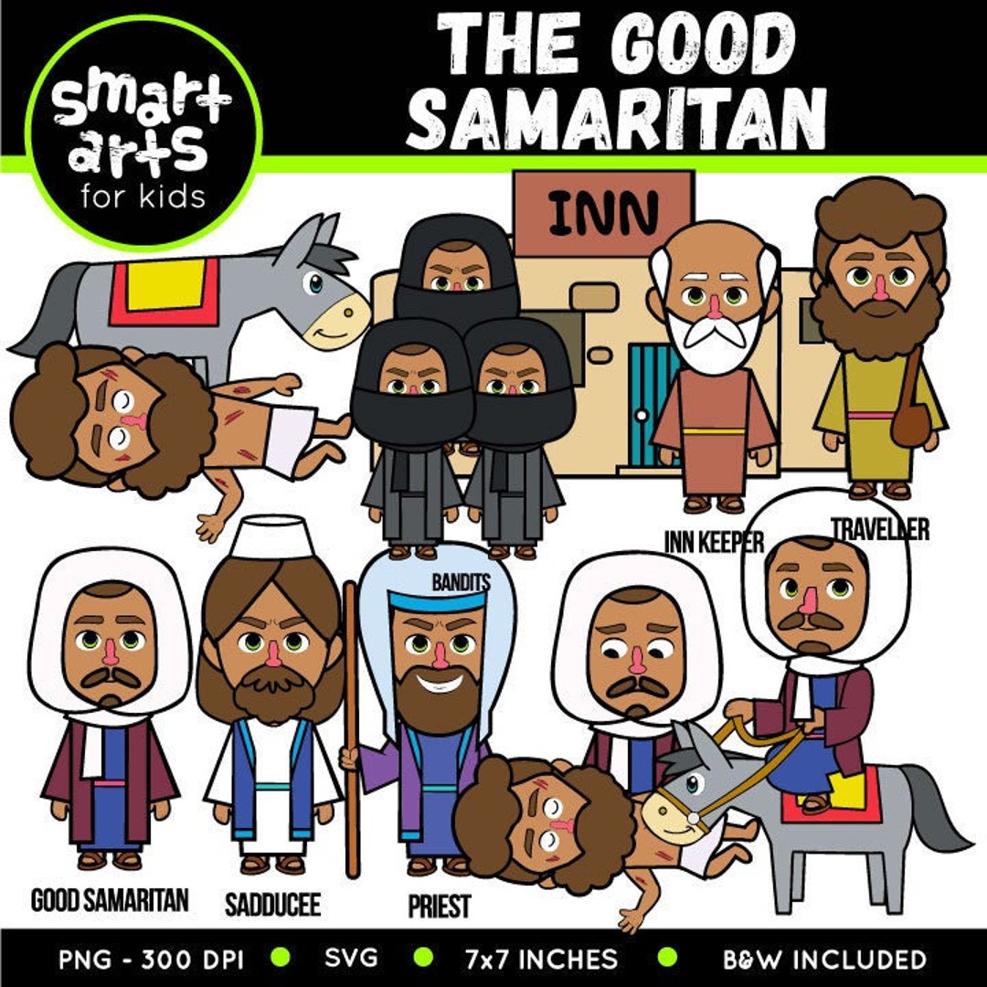The Good Samaritan - Bible Based - Bible Characters - SVG Cricut - Png ...