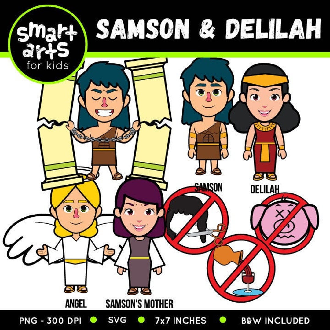 Bible Characters Clipart Samson