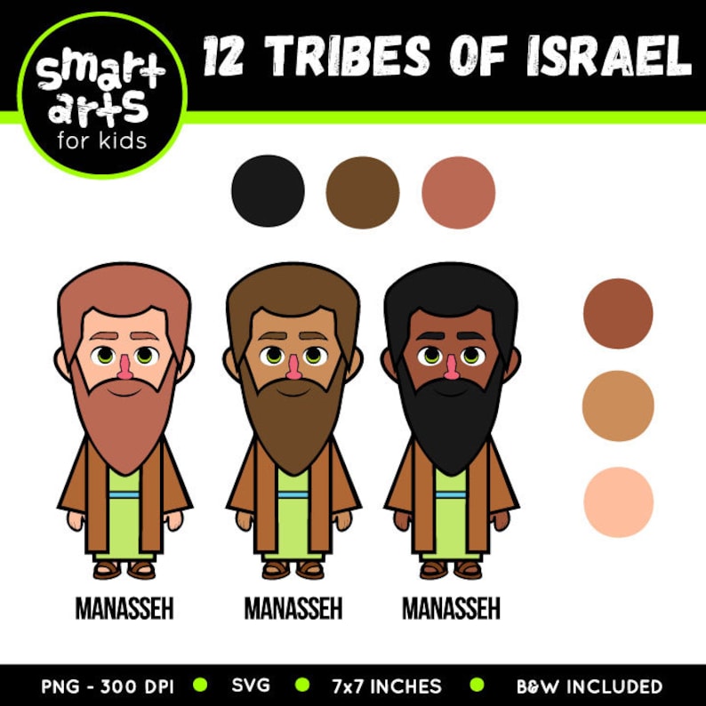 12 Tribes of Israel Clip Art - Tribes of Israel - Bible Based - Bible ...
