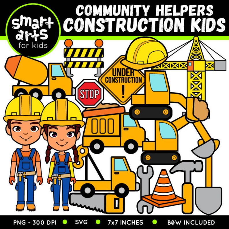 Community Helpers Bundle 2 Clipart Art for Kids Helpers | Etsy