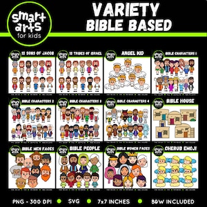 Variety Bible Based Clip Art Bundle - Art for Kids - Bible Clip Art ...