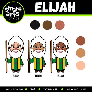 Elijah Clip Art - Bible Based - Bible Characters - Bible Story - VBS ...