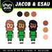 Jacob and Esau Clip Art- Bible Based - Bible Characters - VBS - Instant ...
