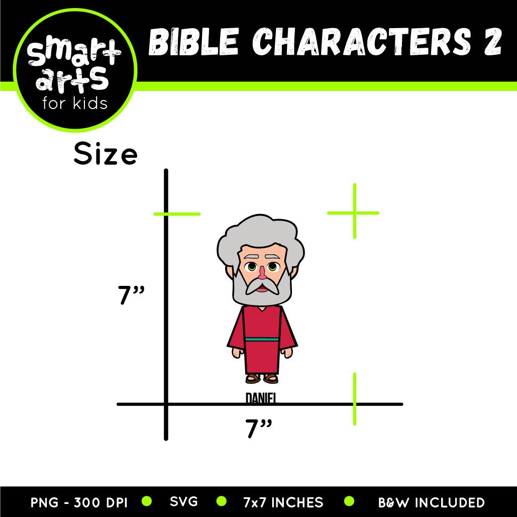 Bible Characters Clip Art 2 Bible Based Bible Characters - Etsy