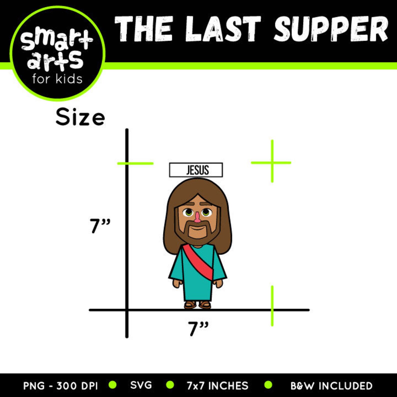 The Last Supper Clip Art - Bible Based - Bible Character - SVG Cricut ...