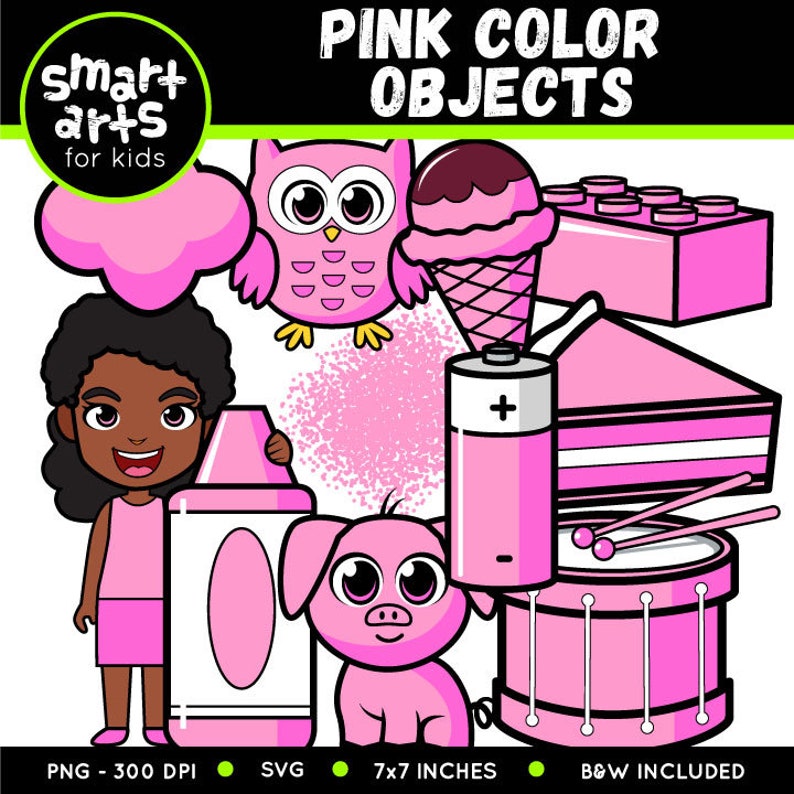 Color by Objects Clipart Bundle Clip Art School Clipart - Etsy