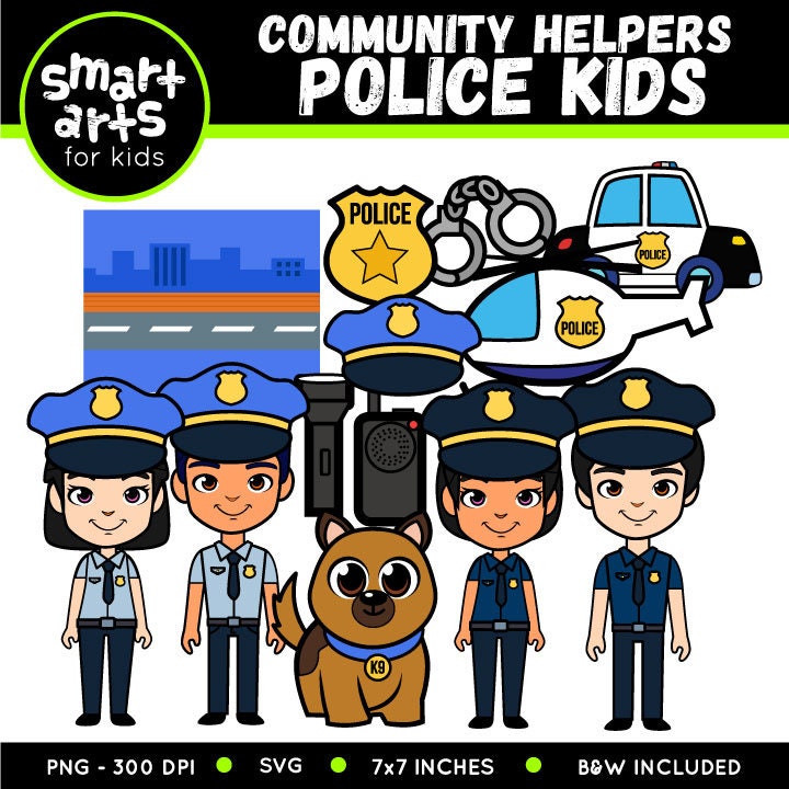 Community Helpers Bundle 1 Clipart - Art for Kids - Instant Download ...