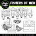Fishers of Men Clipart - Bible Based - Bible Characters - SVG Cricut ...
