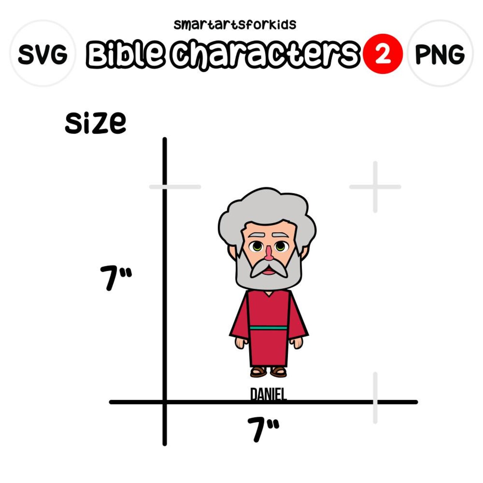Bible Characters Clip Art 2 - Bible Based - Bible Characters - SVG ...