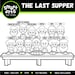 The Last Supper Clip Art - Bible Based - Bible Character - SVG Cricut ...