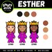 Esther Clip Art - Bible Based - Bible Characters - SVG Cricut - Instant ...