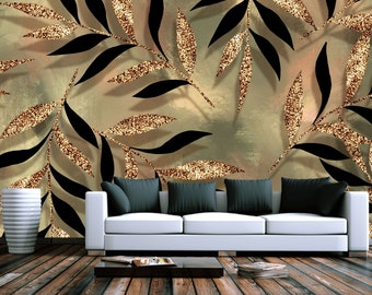 Large Floral Pattern Wallpaper - Etsy